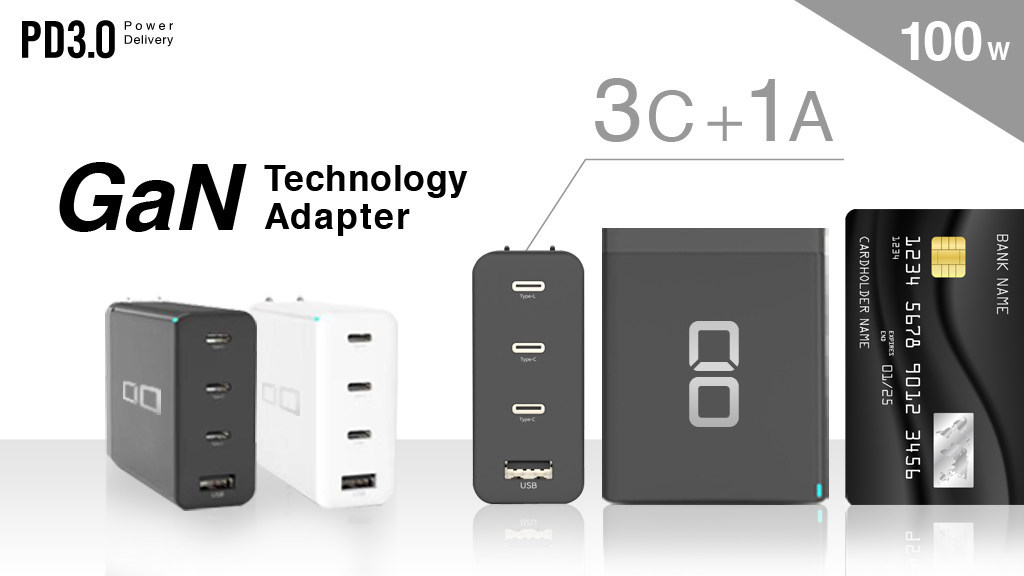 CIO Introduces The 3C1A - The World's Smallest & Lightest 100W GaN Charger