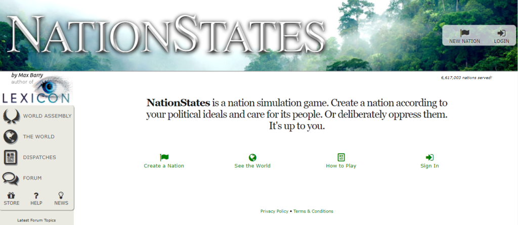 20 Fun Online Politics And Nation Simulation Games